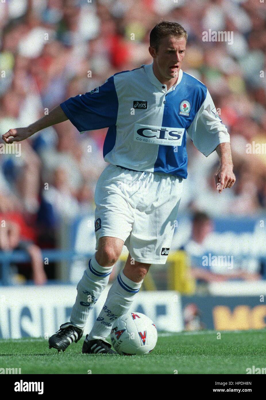KEVIN GALLACHER BLACKBURN ROVERS FC 12 August 1997 Stock Photo - Alamy