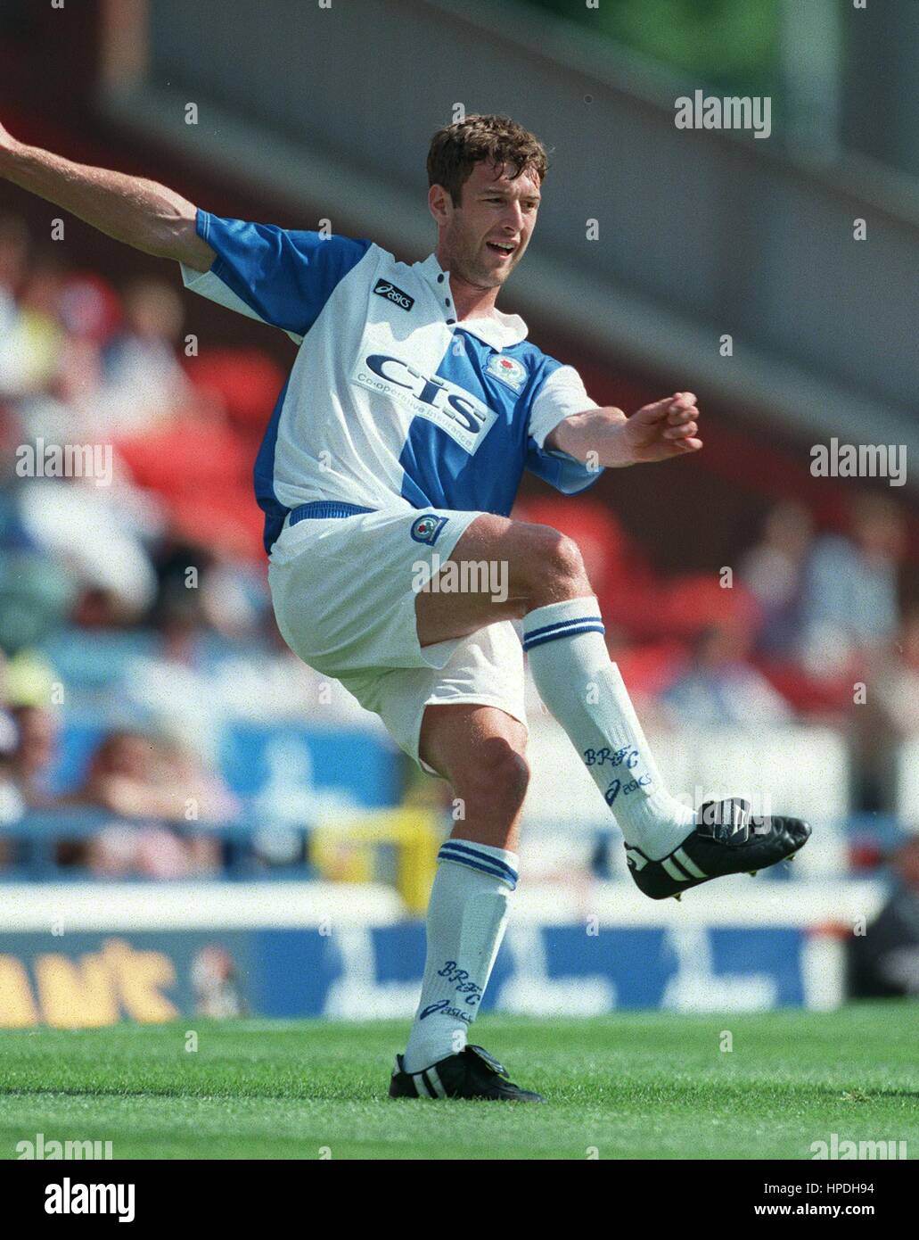 CHRIS SUTTON BLACKBURN ROVERS FC 12 August 1997 Stock Photo - Alamy