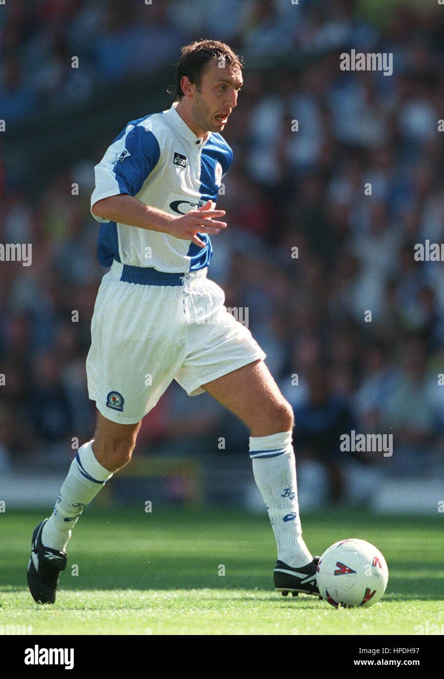 JASON WILCOX BLACKBURN ROVERS FC 12 August 1997 Stock Photo - Alamy