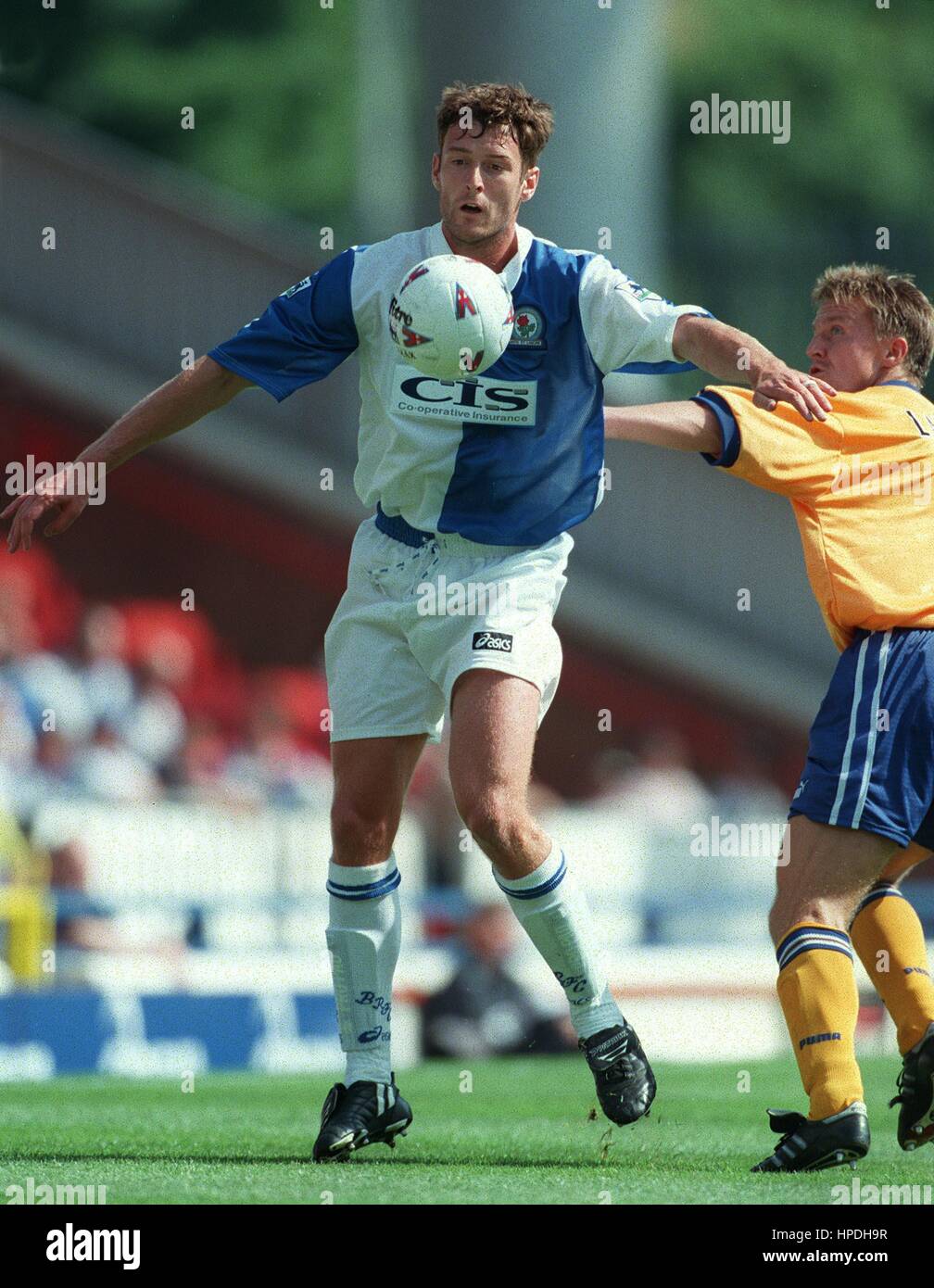 CHRIS SUTTON BLACKBURN ROVERS FC 12 August 1997 Stock Photo - Alamy