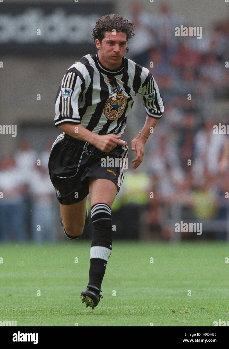 ALESSANDRO PISTONE NEWCASTLE UNITED FC 12 August 1997 Stock Photo - Alamy