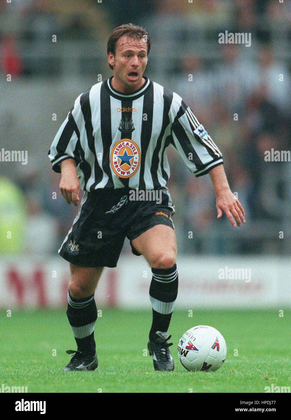 JOHN BERESFORD NEWCASTLE UNITED FC 23 August 1997 Stock Photo - Alamy