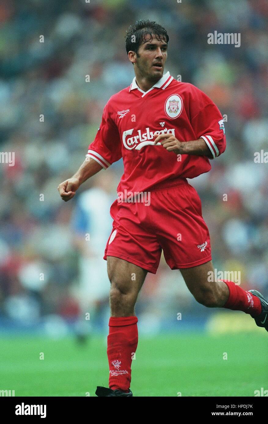 KARLHEINZ RIEDLE LIVERPOOL FC 23 August 1997 Stock Photo - Alamy
