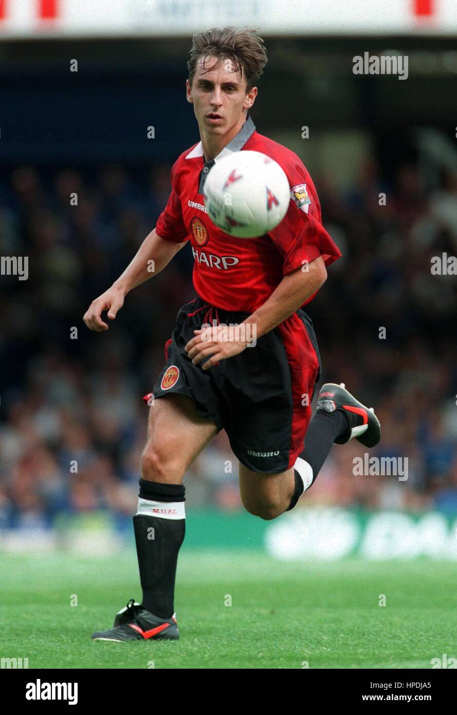GARY NEVILLE MANCHESTER UNITED FC 23 August 1997 Stock Photo - Alamy