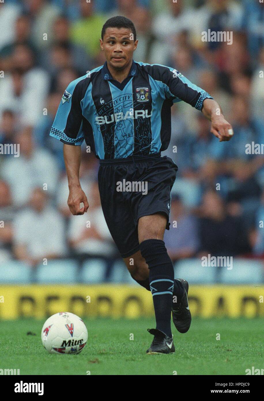 JOHN SALAKO COVENTRY CITY FC 24 August 1997 Stock Photo - Alamy