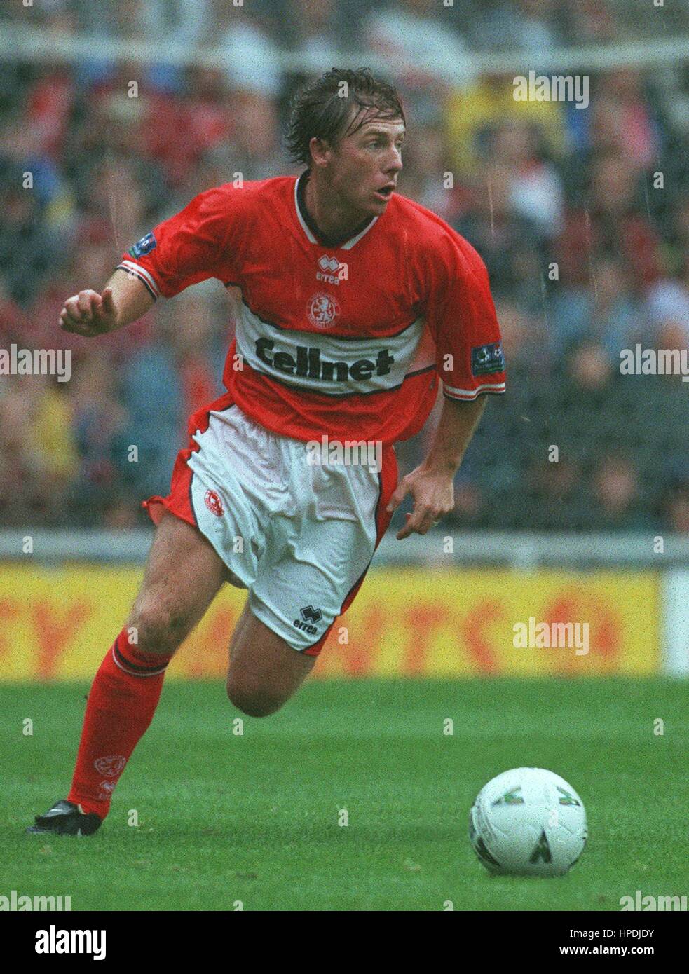 CRAIG HIGNETT MIDDLESBROUGH FC 24 August 1997 Stock Photo - Alamy