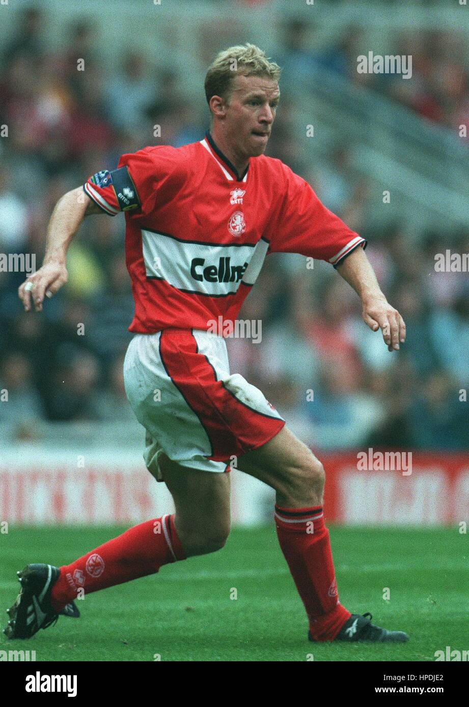 ROBBIE MUSTOE MIDDLESBROUGH FC 24 August 1997 Stock Photo - Alamy