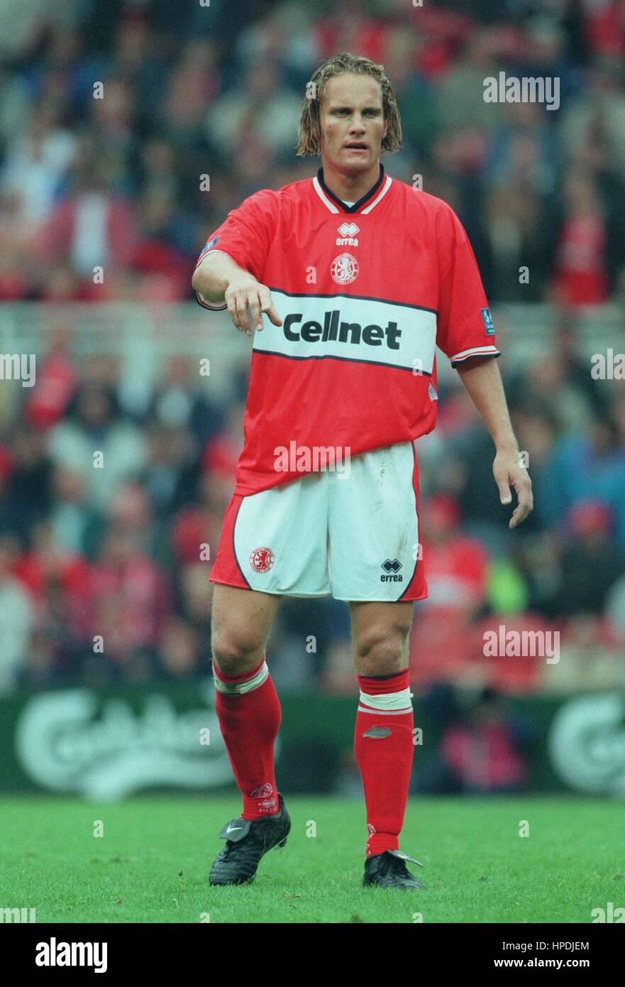 MIKKEL BECK MIDDLESBROUGH FC 24 August 1997 Stock Photo - Alamy