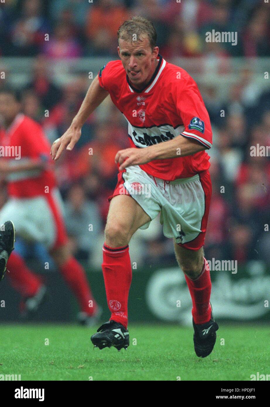 ROBBIE MUSTOE MIDDLESBROUGH FC 24 August 1997 Stock Photo - Alamy