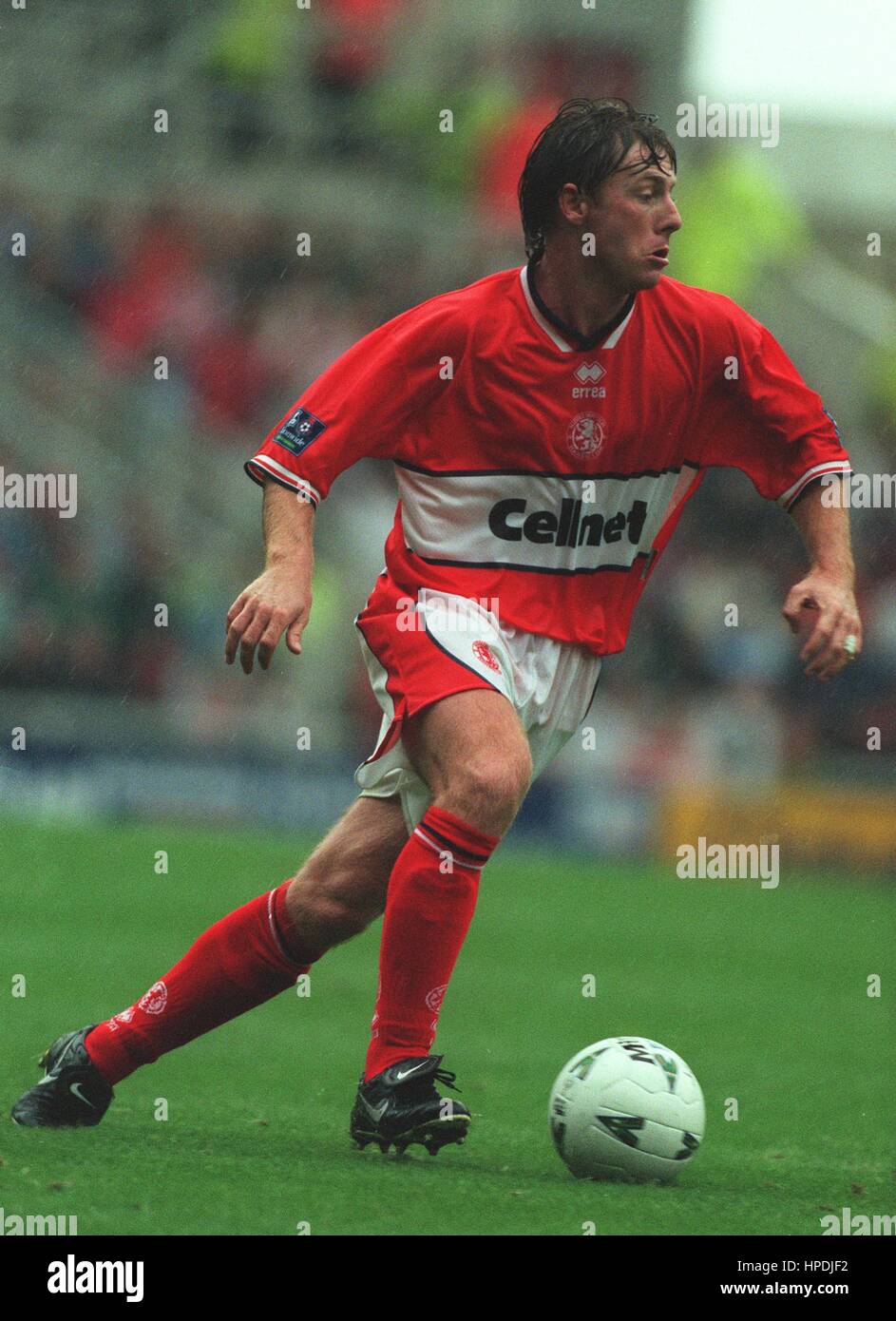 CRAIG HIGNETT MIDDLESBROUGH FC 24 August 1997 Stock Photo - Alamy