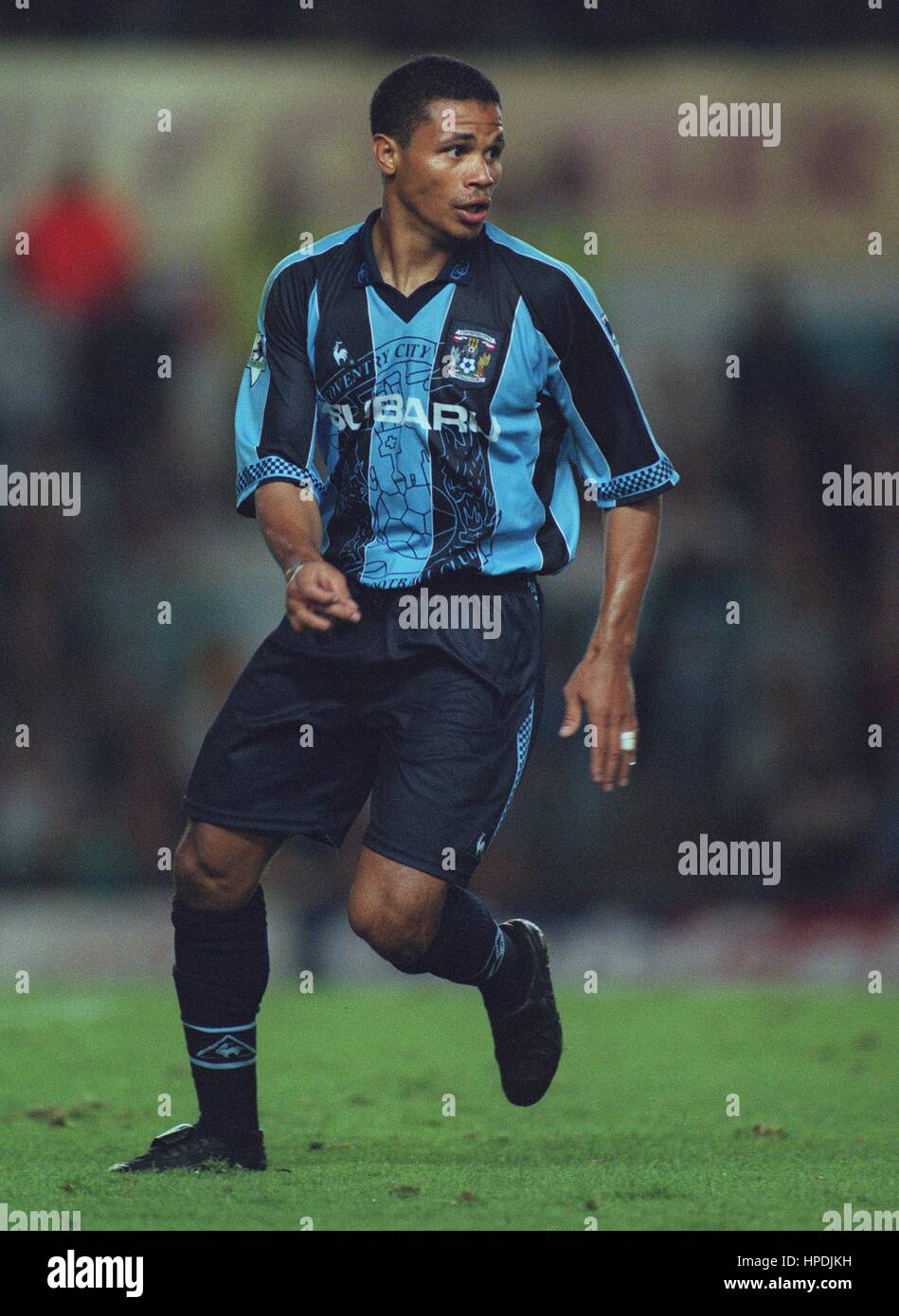 JOHN SALAKO COVENTRY CITY FC 28 August 1997 Stock Photo - Alamy