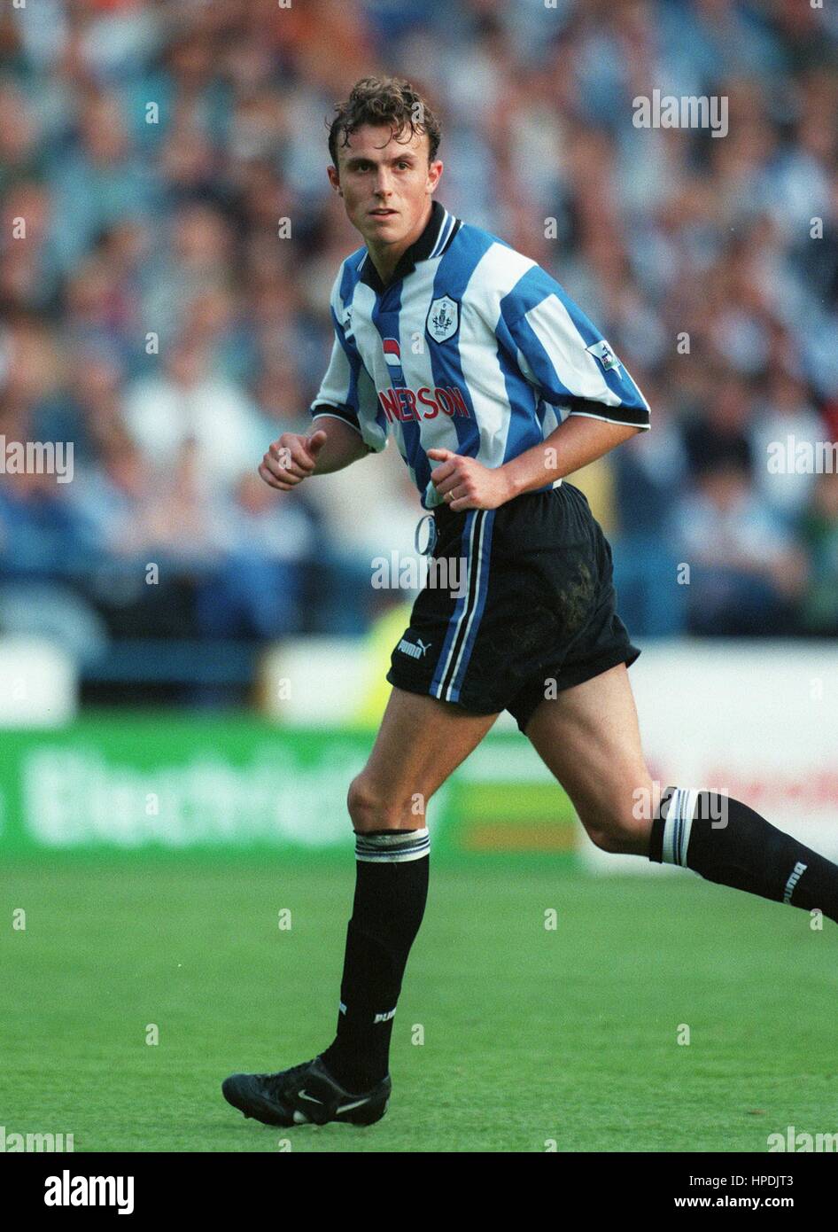 JON NEWSOME SHEFFIELD WEDNESDAY FC 01 September 1997 Stock Photo - Alamy