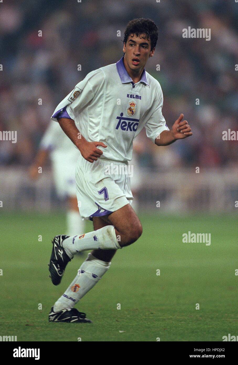 RAUL REAL MADRID FC 02 September 1997 Stock Photo - Alamy