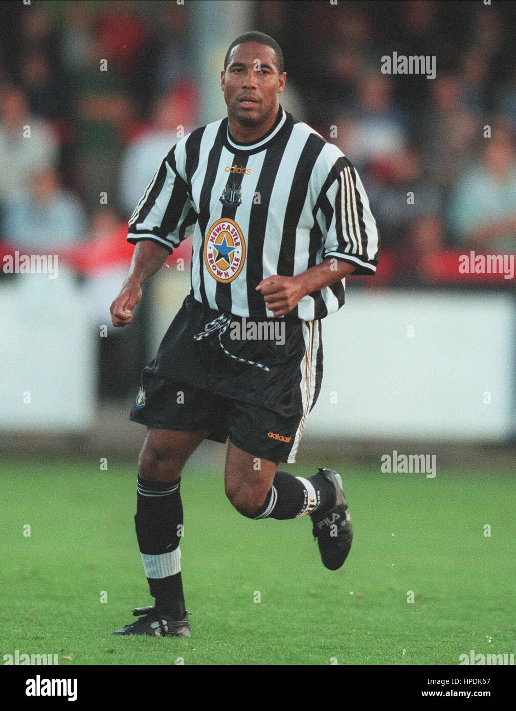 JOHN BARNES NEWCASTLE UNITED FC 10 September 1997 Stock Photo - Alamy