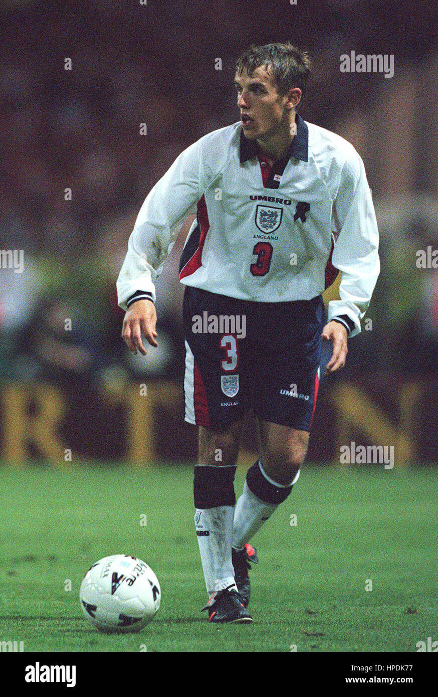 PHILIP NEVILLE ENGLAND & MANCHESTER UNITED FC 11 September 1997 Stock ...