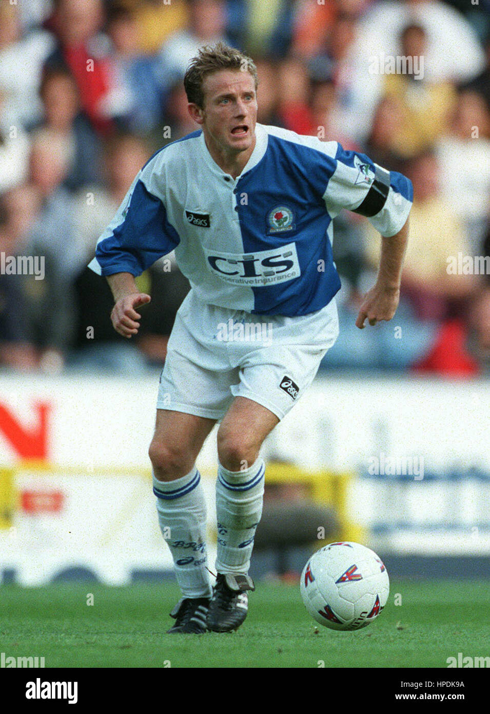 KEVIN GALLACHER BLACKBURN ROVERS FC 15 September 1997 Stock Photo - Alamy