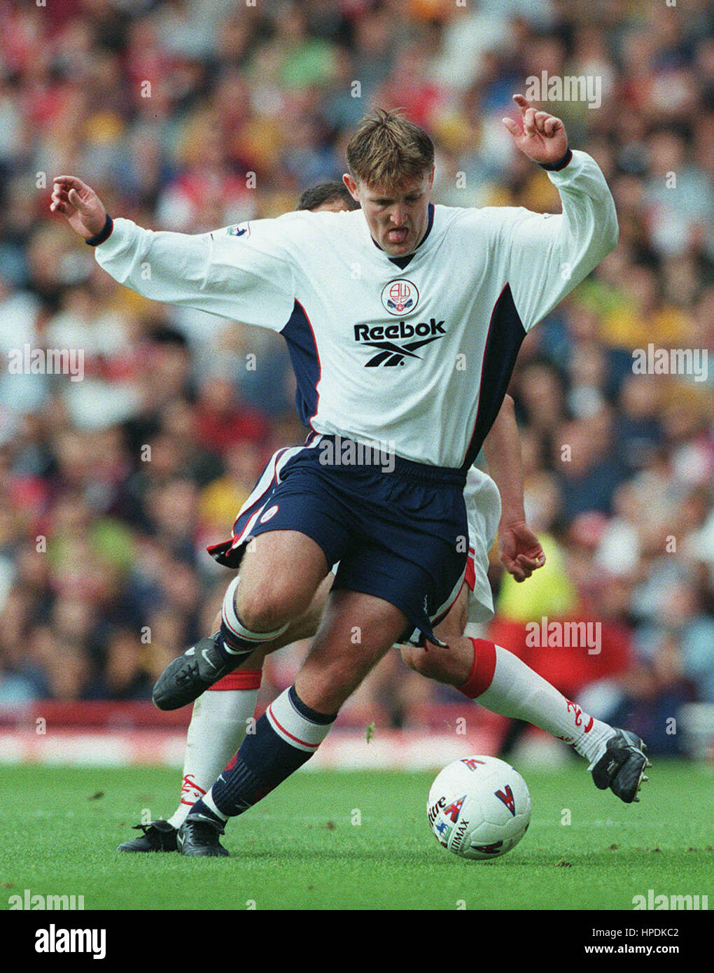 JAMIE POLLOCK BOLTON WANDERERS FC 17 September 1997 Stock Photo - Alamy