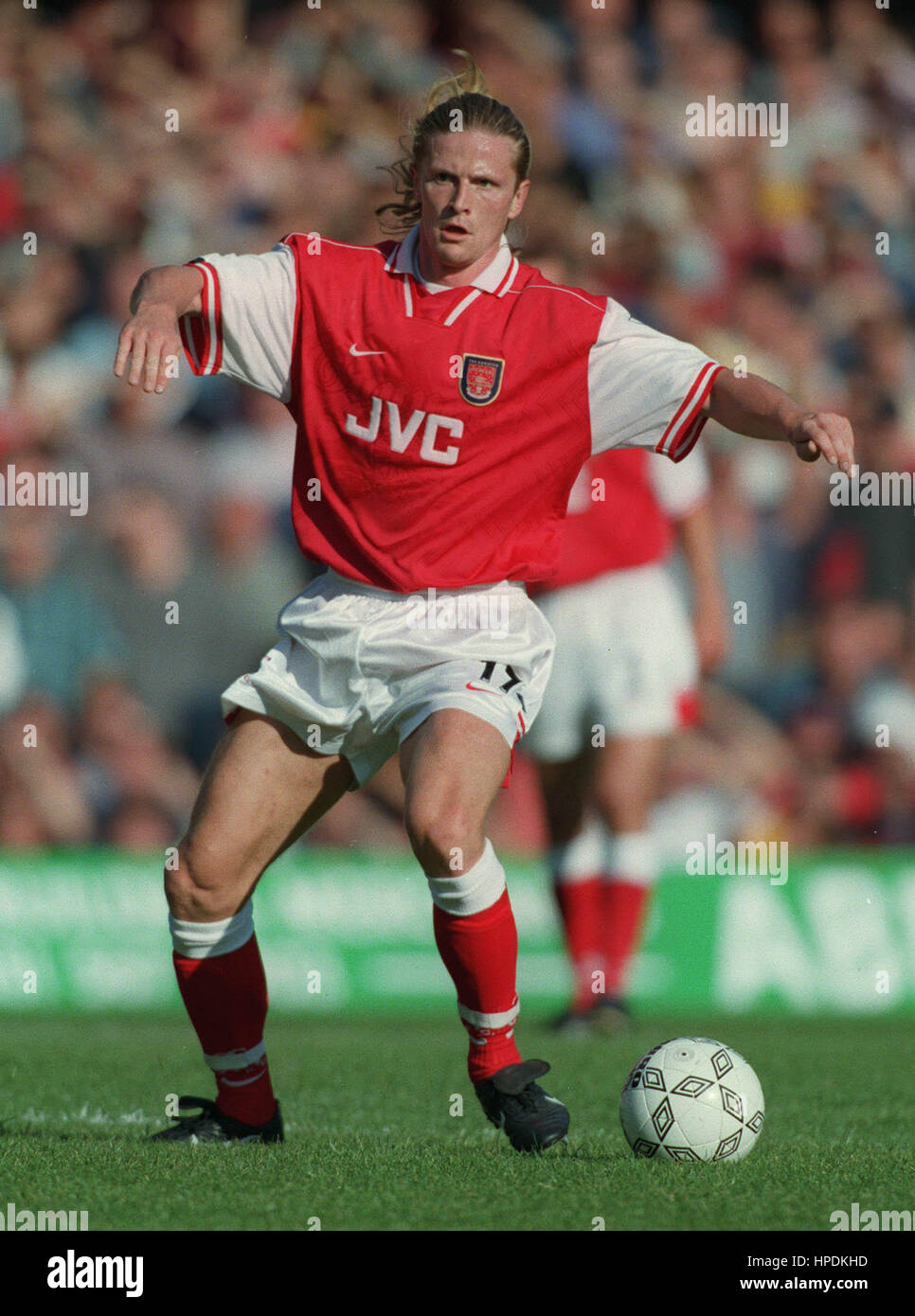 EMMANUEL PETIT ARSENAL FC 24 September 1997 Stock Photo, Royalty Free ...