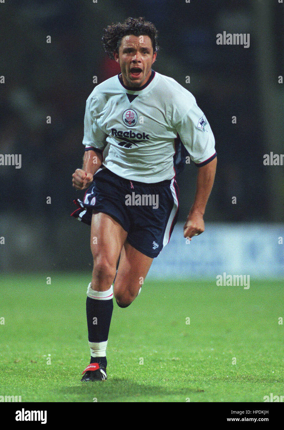 MARK FISH BOLTON WANDERERS FC 24 September 1997 Stock Photo - Alamy