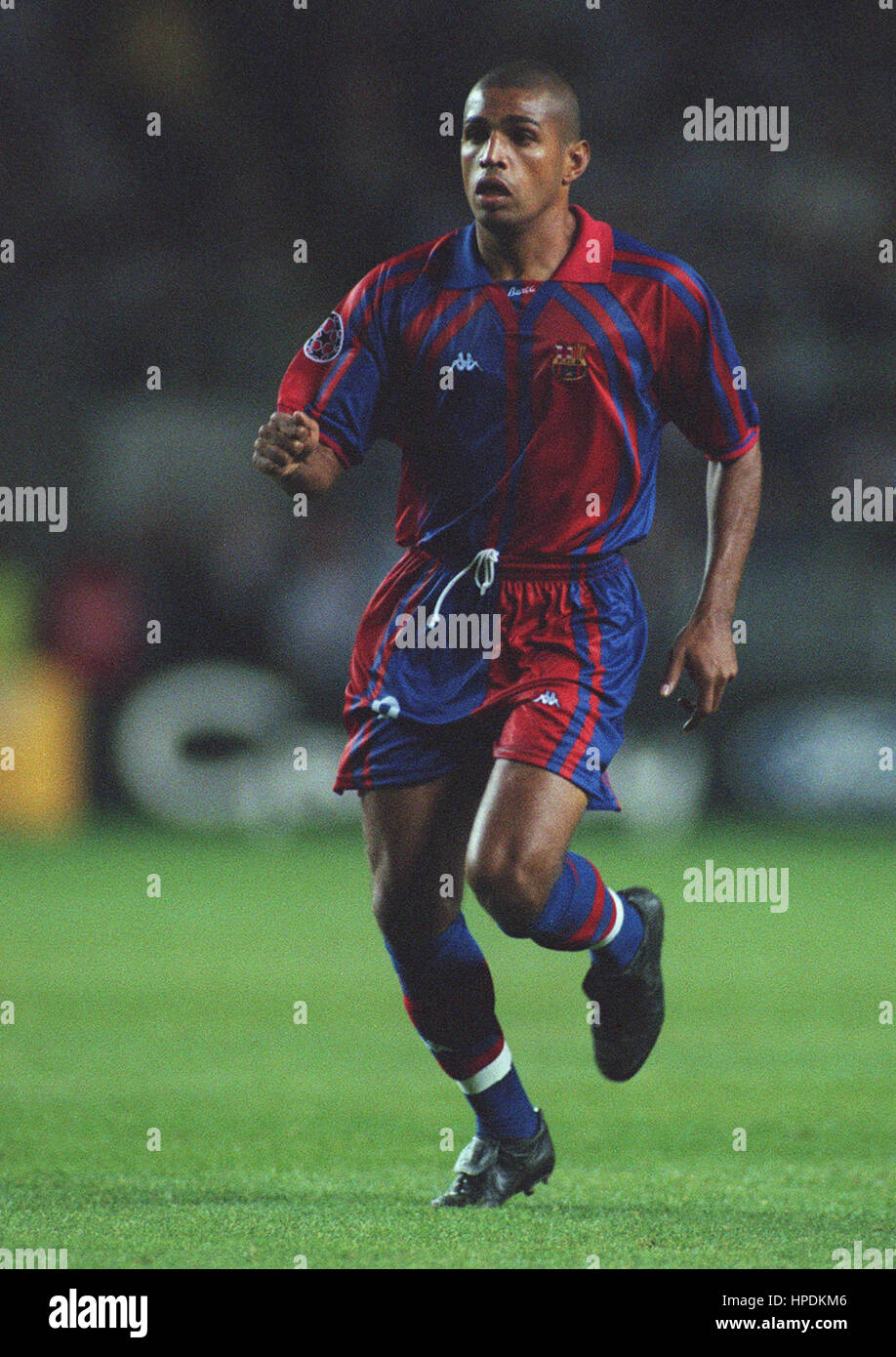 SONNY ANDERSON FC BARCELONA 24 September 1997 Stock Photo - Alamy