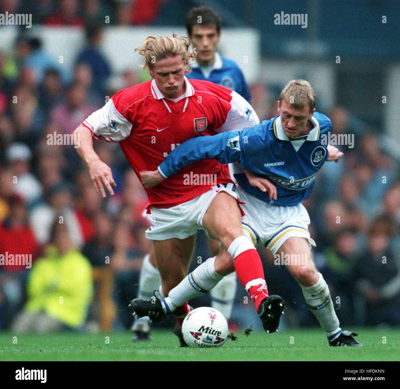 EMMANUEL PETIT & TONY GRANT EVERTON V ARSENAL 27 September 1997 Stock ...