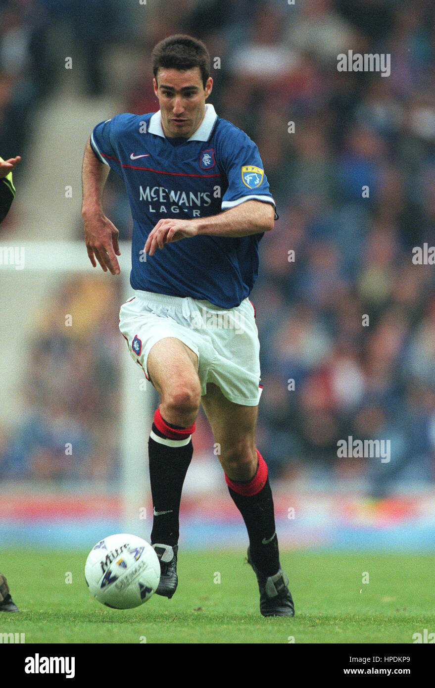 TONY VIDMAR GLASGOW RANGERS FC 28 September 1997 Stock Photo - Alamy