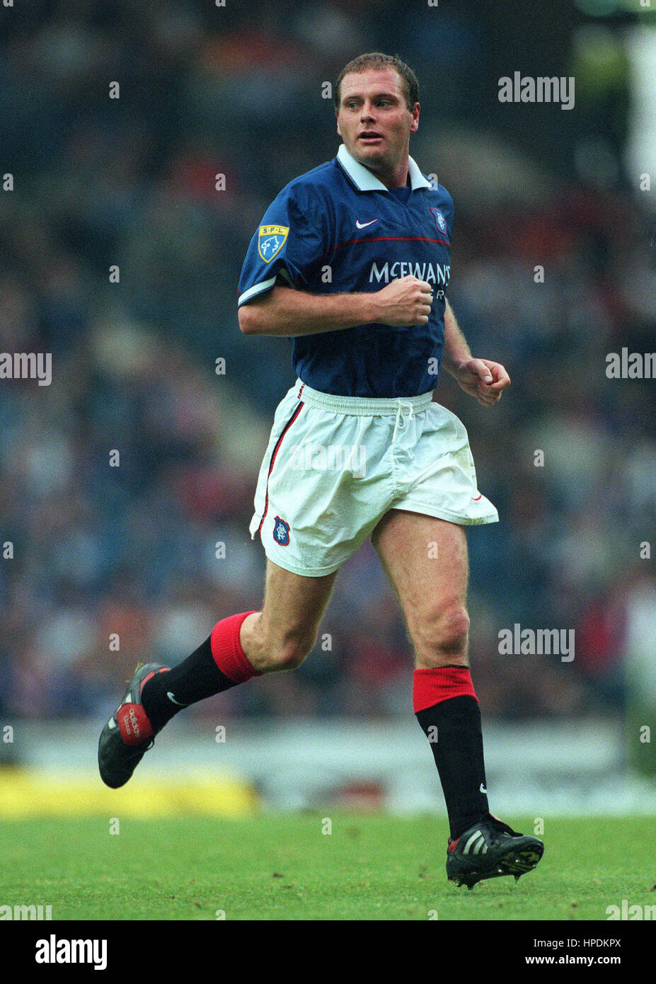 PAUL GASCOIGNE GLASGOW RANGERS FC 28 September 1997 Stock Photo - Alamy