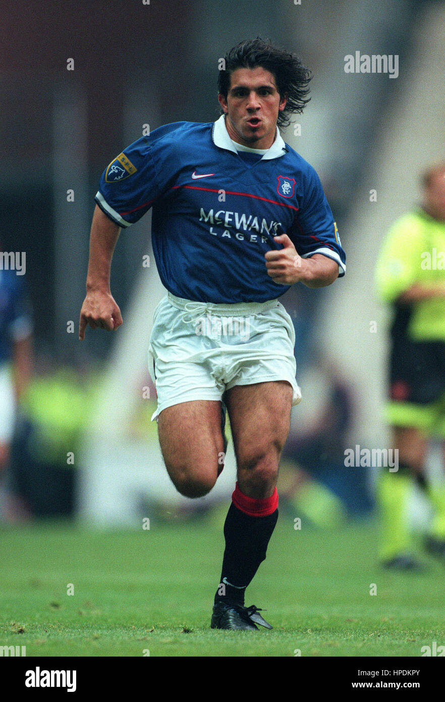 GENNARO GATTUSO GLASGOW RANGERS FC 28 September 1997 Stock Photo - Alamy