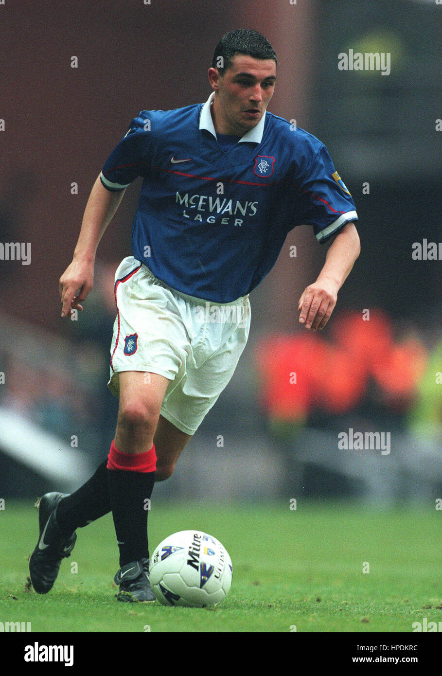 CHARLIE MILLER GLASGOW RANGERS FC 28 September 1997 Stock Photo - Alamy