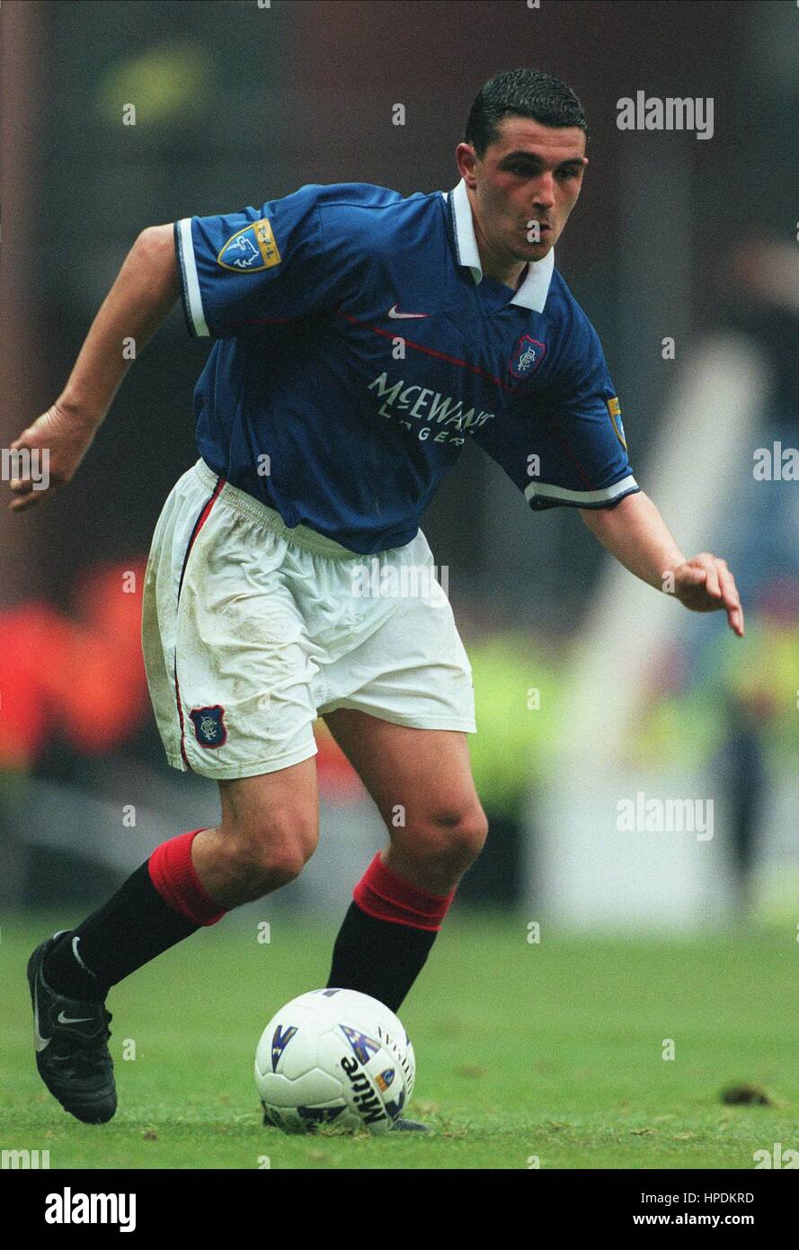 CHARLIE MILLER GLASGOW RANGERS FC 28 September 1997 Stock Photo - Alamy