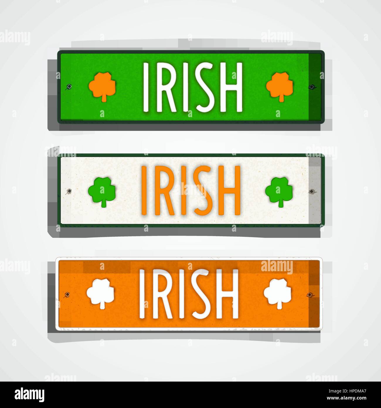 Irish car number plate hi-res stock photography and images - Alamy