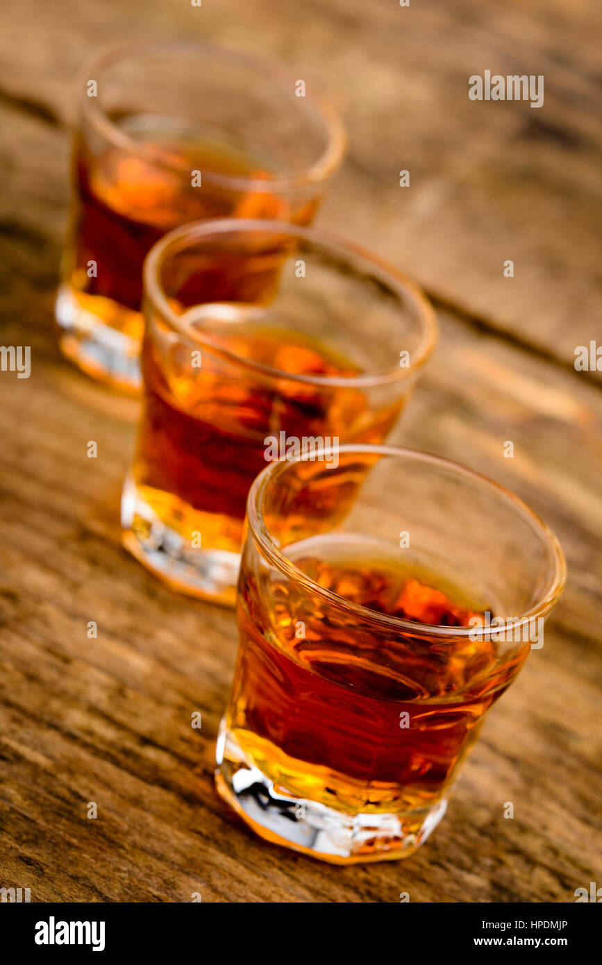 alcoholic beverage shots Stock Photo - Alamy