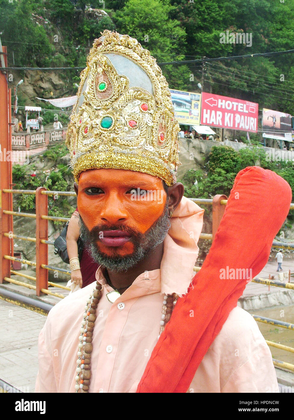A Hanuman Style Man from Rishikesh, (Photo Copyright © Saji Maramon ...