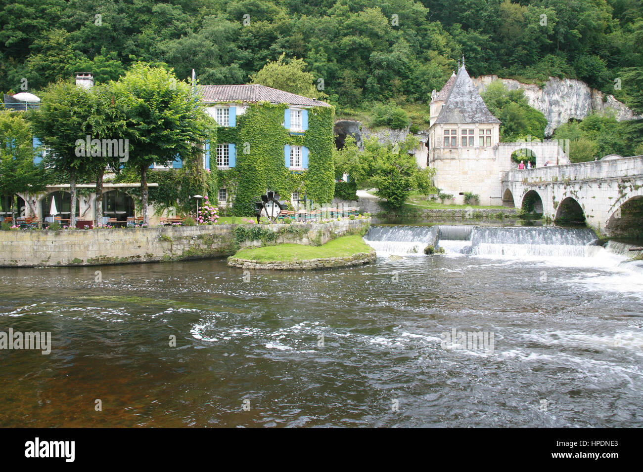 Brantome, Dordogne, France Stock Photo - Alamy