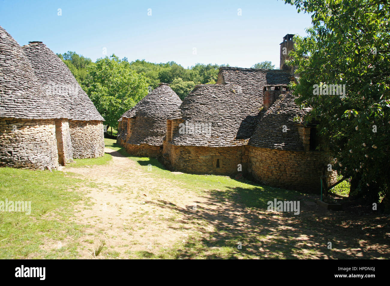 Les Cabanes du Breuil, Dordogne, France Stock Photo - Alamy
