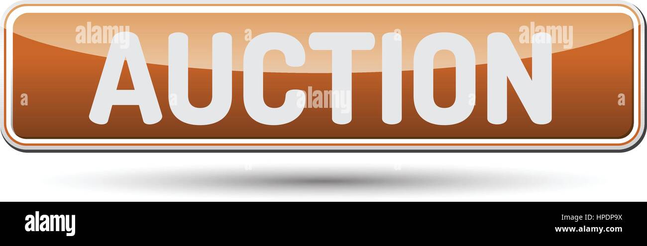 AUCTION - Abstract beautiful button with text Stock Vector Image & Art ...