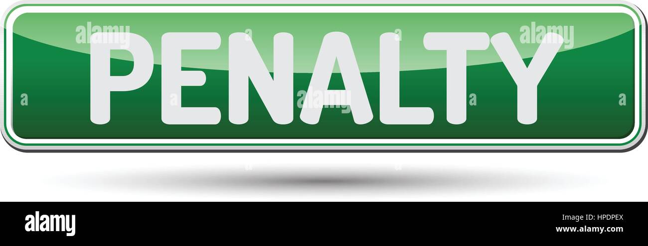 Caution penalty Stock Vector Images - Alamy