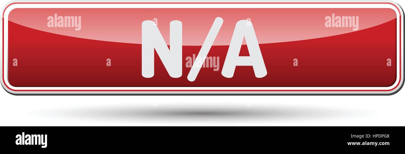 N/A - Abstract beautiful button with text Stock Vector Image & Art - Alamy