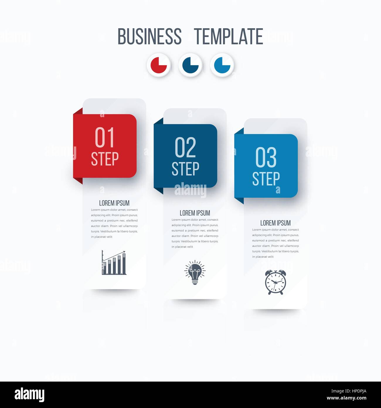 Vector illustration infographics 3 options. Stock vector Stock Vector ...