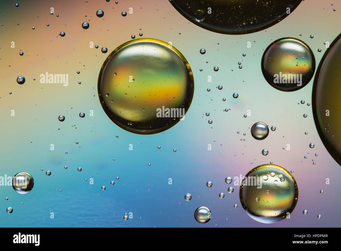 Oil and water abstract Stock Photo - Alamy