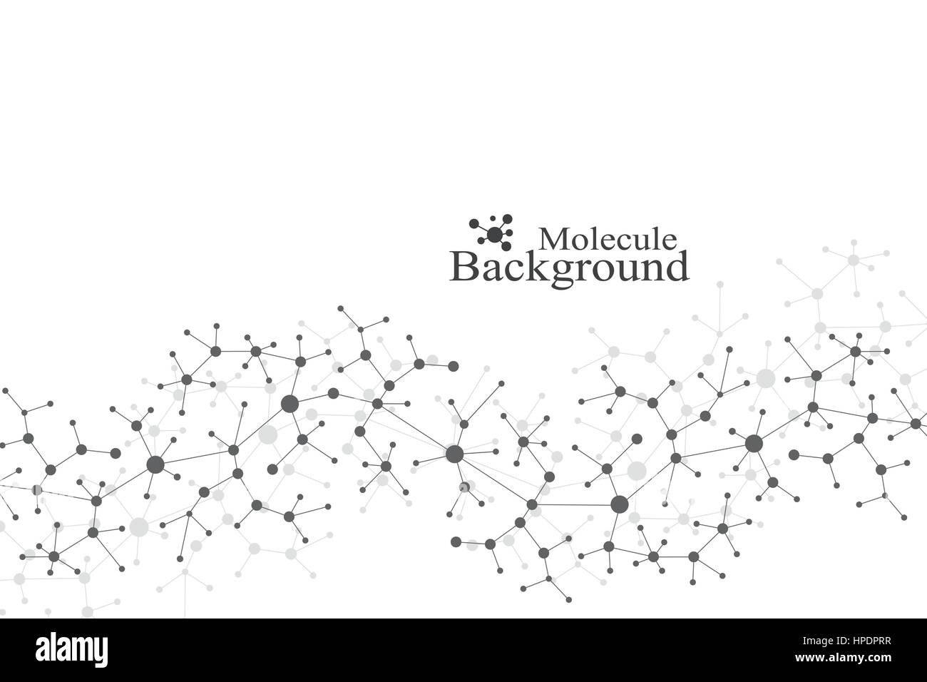 Scientific chemistry pattern. Structure molecule DNA research as ...