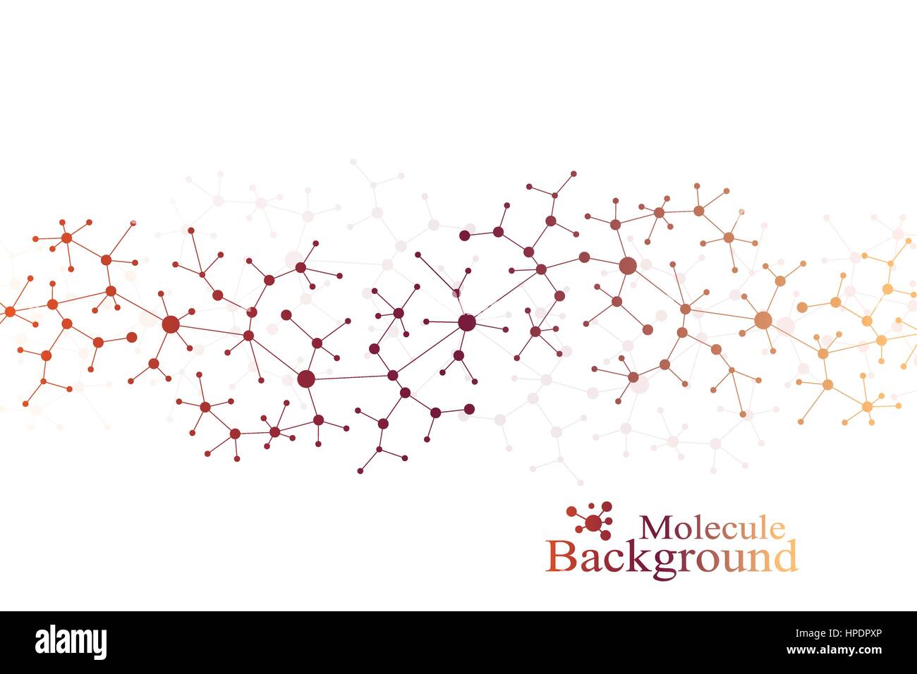 Scientific chemistry pattern. Structure molecule DNA research as ...