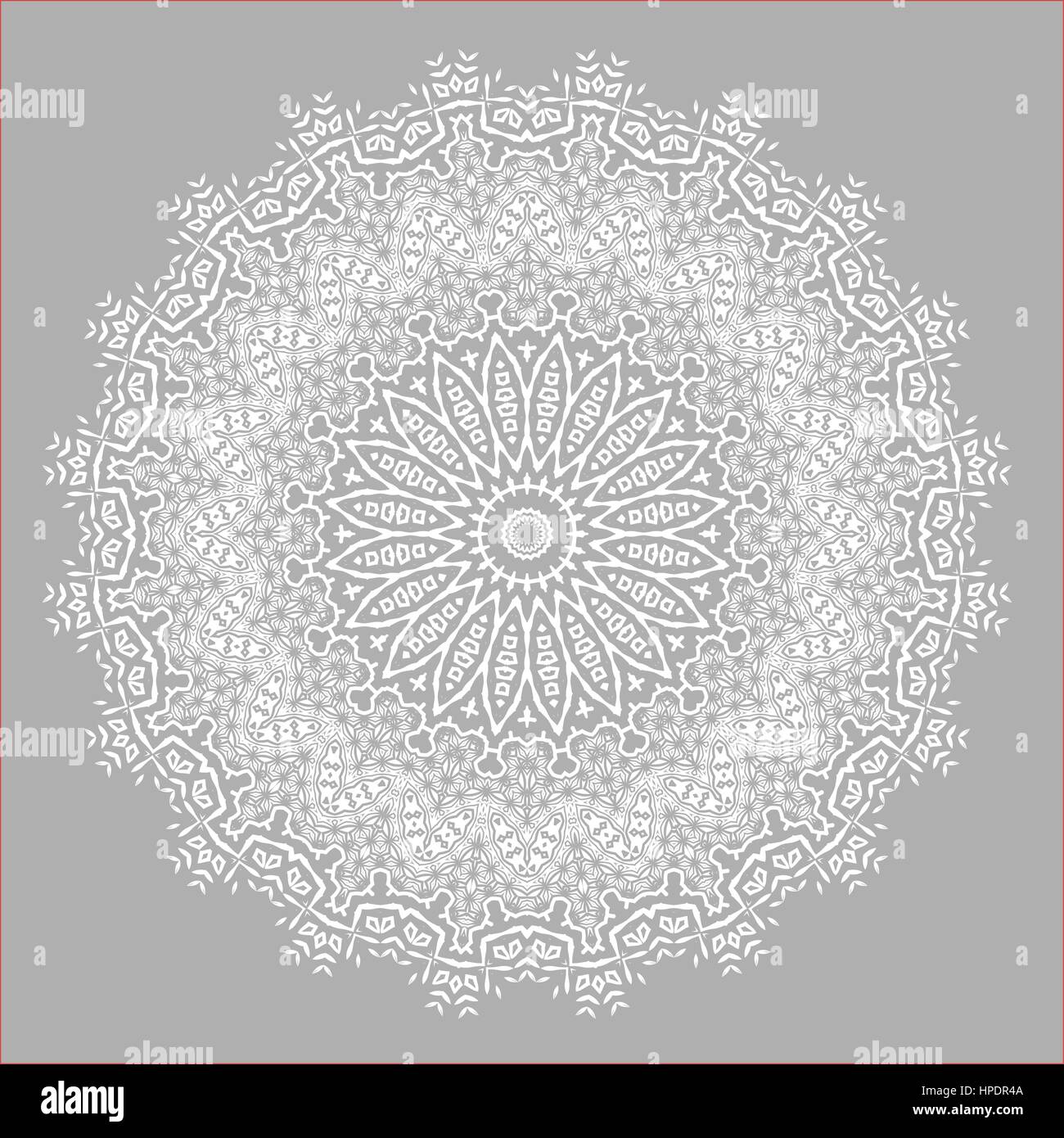 Ornamental Seamless Line Pattern. Endless Texture. Oriental Geometric ...