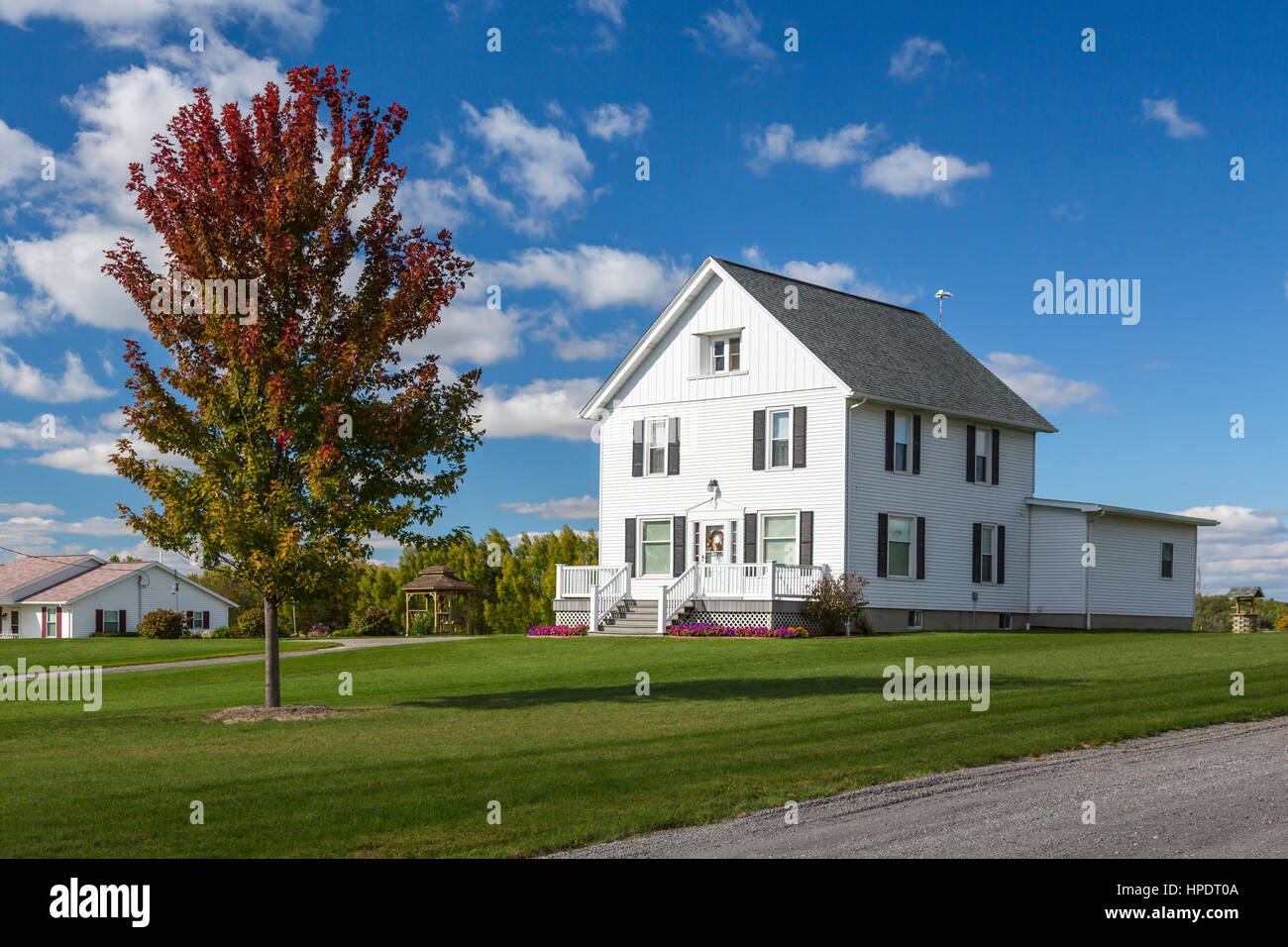 An Amish farm in the countryside near Kidron, Ohio, USA Stock Photo - Alamy