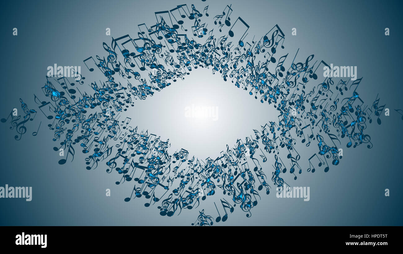 Abstract background colorful music notes hi-res stock photography and ...
