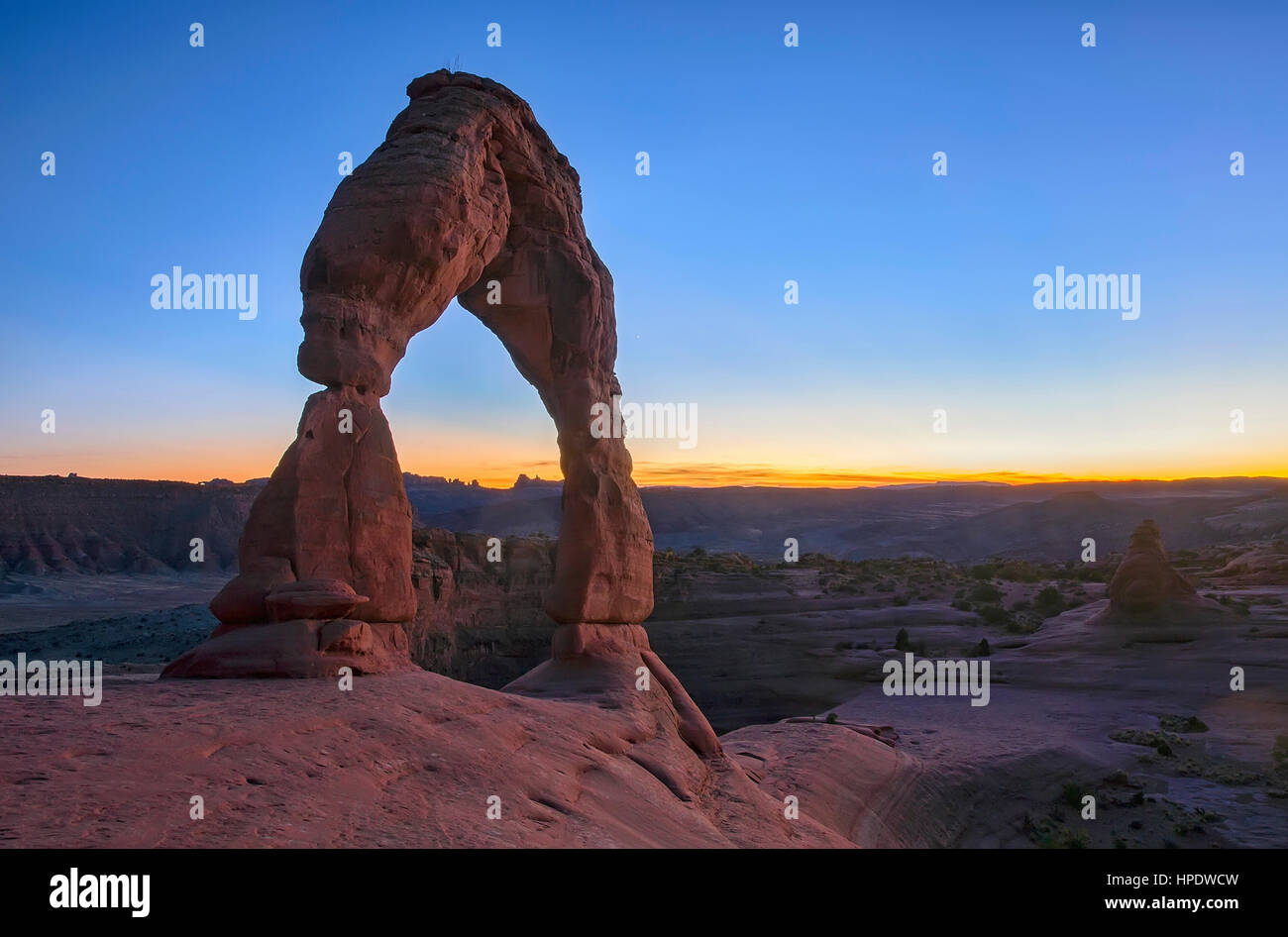 Delicate arch night hi-res stock photography and images - Alamy
