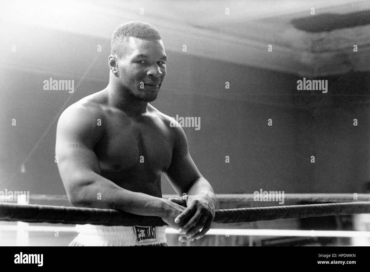 Boxer Mike Tyson photographed in the 1980's Stock Photo - Alamy