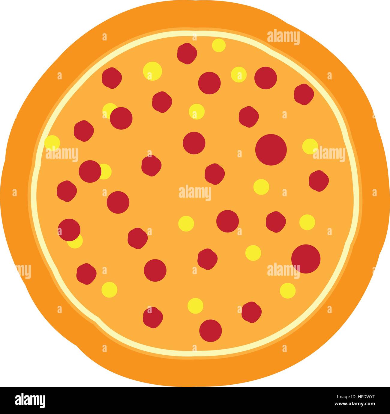 Isolated pizza icon Stock Vector Image & Art - Alamy