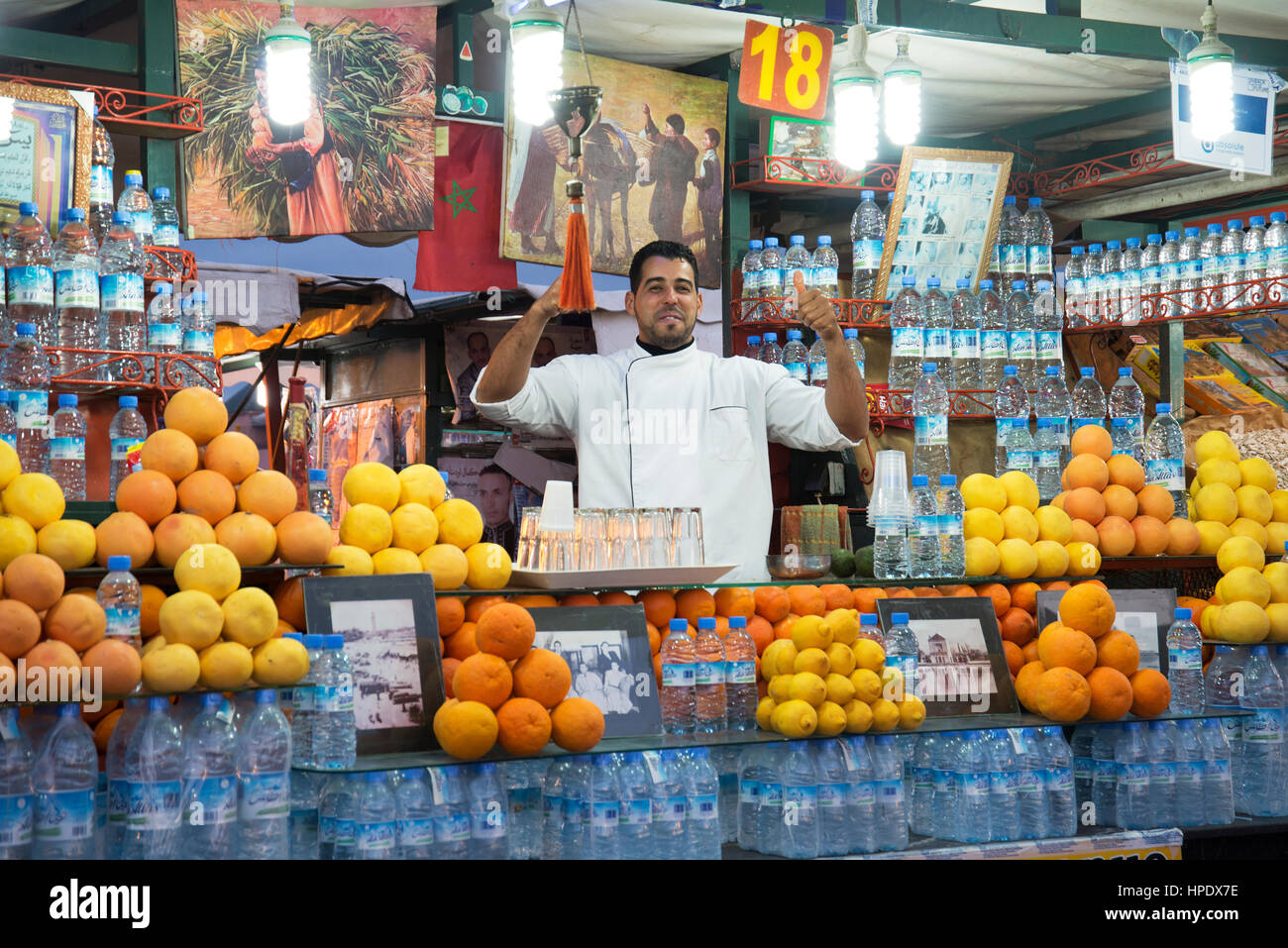Orange stalls in Marrakesh Morocco Stock Photo - Alamy