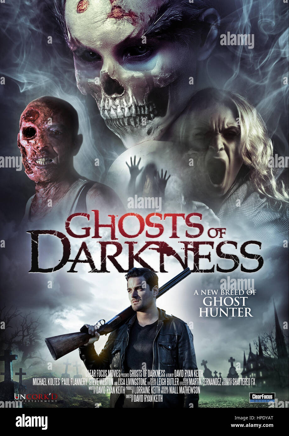 GHOSTS OF DARKNESS, US poster, from left, Lindsay Cromar, Michael ...